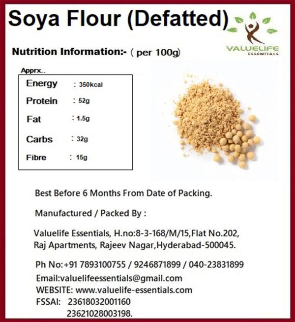 Valuelife Defatted Soya Flour (1990g) - JioMart