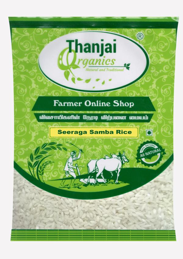 Thanjai Organics Seeraga Samba Rice, 10 Kg | Zeera Sama Rice | Biryani ...