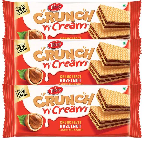Tiffany Wafers Crunch N Cream Crunchiest Hazelnut Flavored Cream Wafers ...