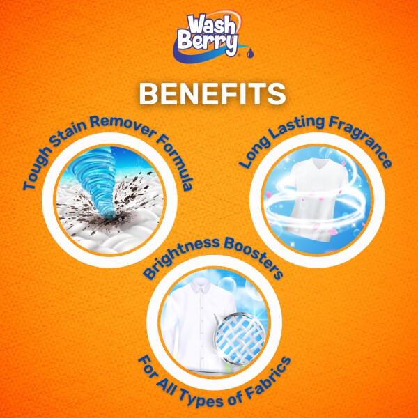 Washberry Advance Matic Liquid Detergent 5 L (Pack of 2) for Top Load ...