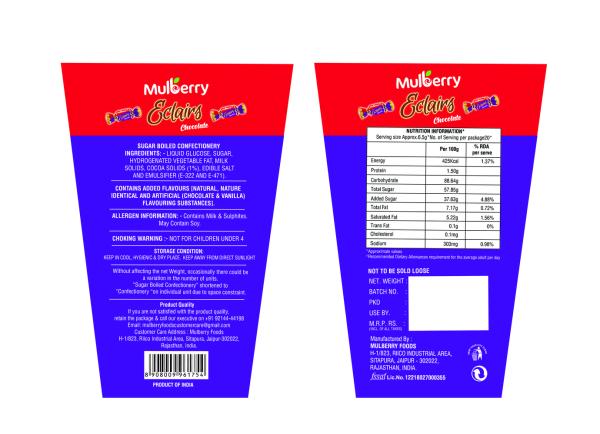 Gift Pack Combo Chocolate Eclair, Milk Eclair, Hazelnut Eclair, Butter ...