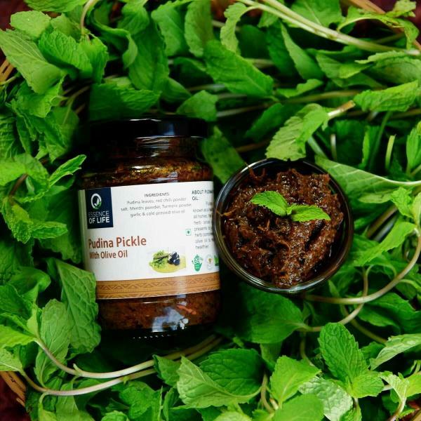 Pudina with Olive oil Pickle - 160 gm - JioMart