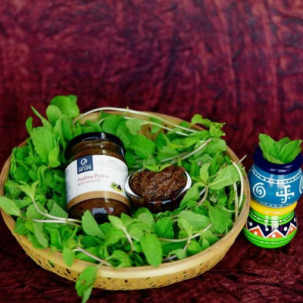 Pudina with Olive oil Pickle - 160 gm - JioMart