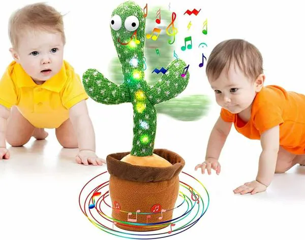 Kids Mandi Dancing Cactus, Talking Cactus Toy for Baby | Singing Cactus ...