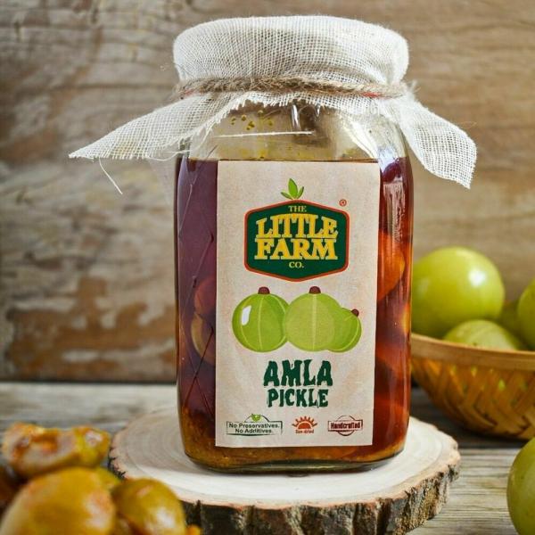 THE LITTLE FARM CO Amla Pickle 400g - Homemade, Farm Fresh ...