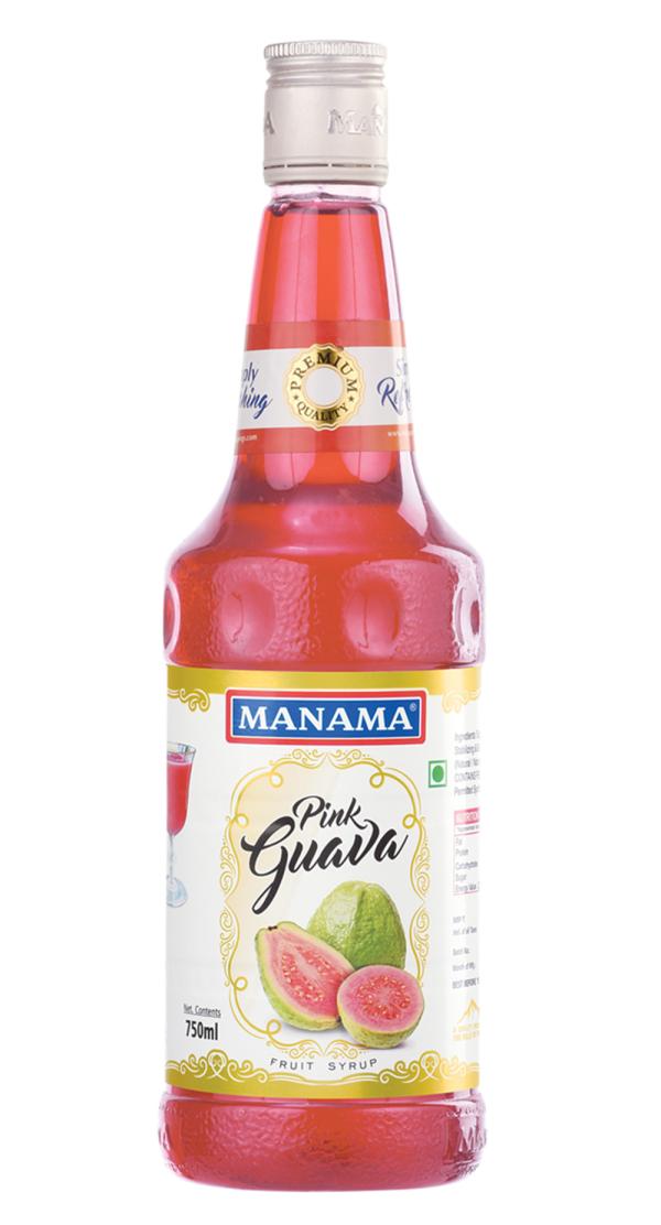 Manama Guava Fruit Syrup | Mixer for Mocktails, Cocktails, Drinks ...