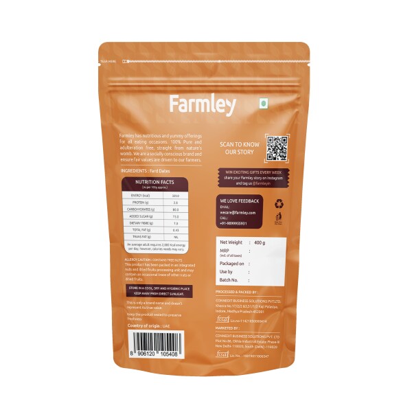 Farmley Premium Omani Dates Tasty & Nutritious (400 g) - Fard Dates ...