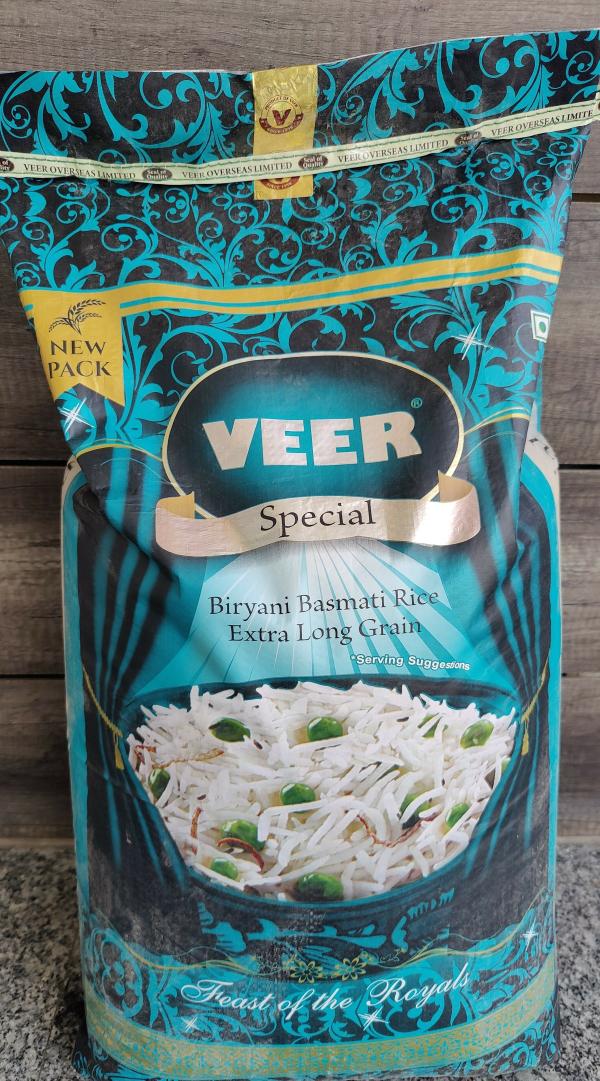 VEER SPECIAL EXTRA LONG GRAIN - BASMATI RICE 30 KG - JioMart