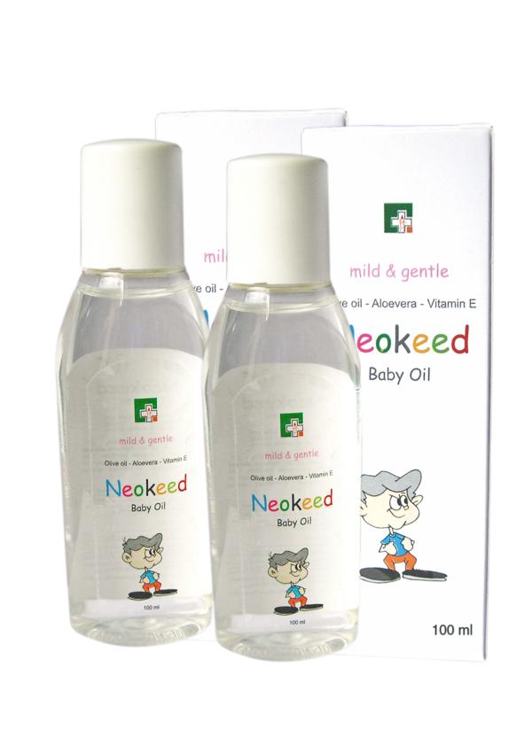 NEOKEED MOISTURIZING BABY OIL - 100 ML (PACK OF 2) - JioMart