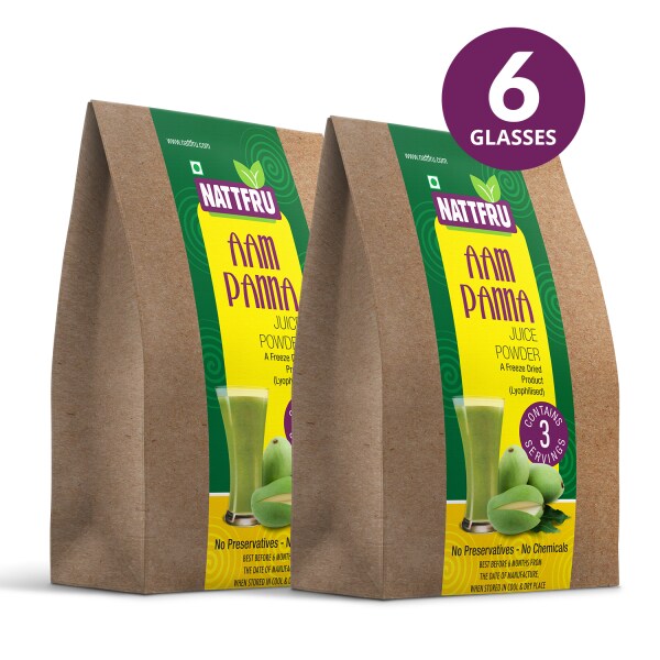 Nattfru Aam Panna Instant Drink Powder | No Artificial Colour, No ...