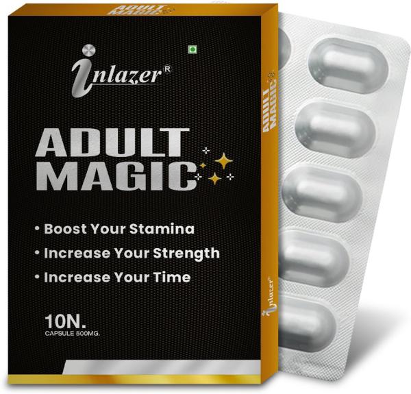 Inlazer Adult Magic Natural Tablet Combats Male Sexual Problems And ...