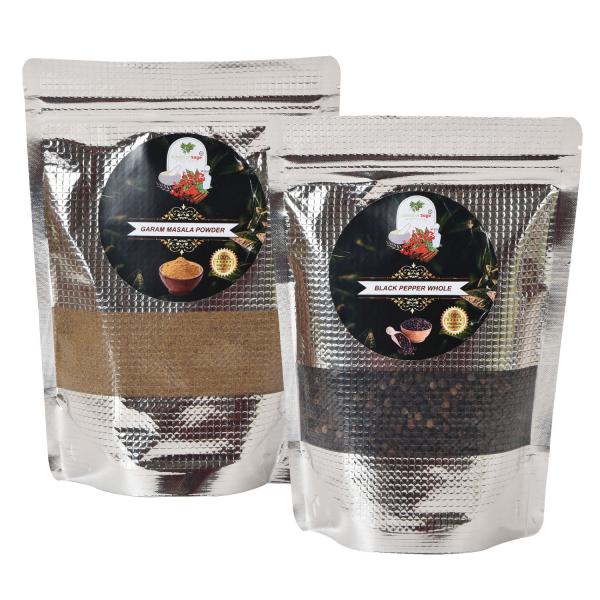school of sage Black pepper whole , Garam Masala Powder (Combo of 2 ...