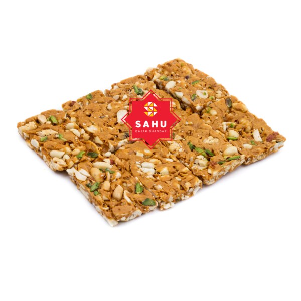 SAHU GAJAK BHANDAR Gajjak Roll and Chikki Combo 750 Gm (1 Pack 400g ...