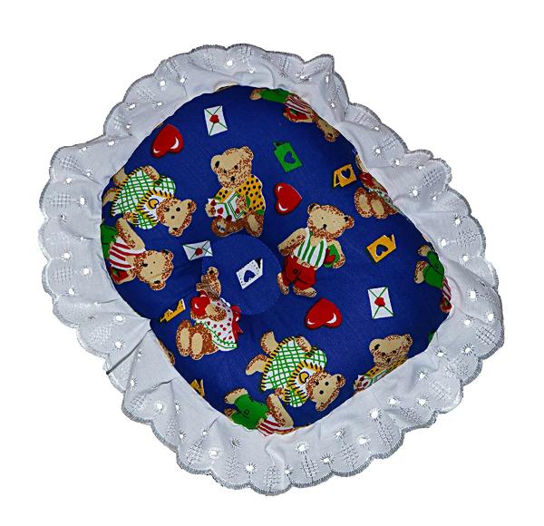 Fancy Walas Blue Takiya Cotton Velvet Fabric Cartoon Face Soft And ...