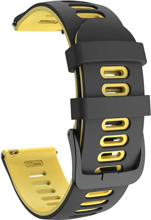 CASEKOO Silicone Smart Watch Strap for Boat Xtend, Pro and Flash (Black ...