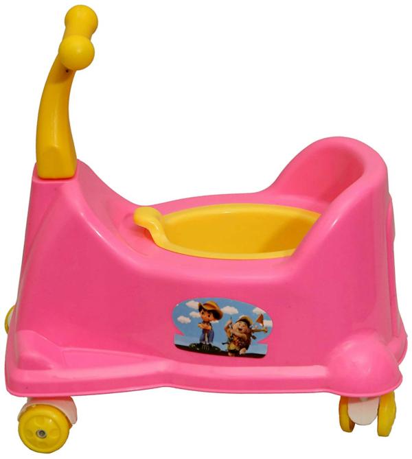 Goyal's Scooter Style Baby Potty Seat Cum Rider with Wheel and ...