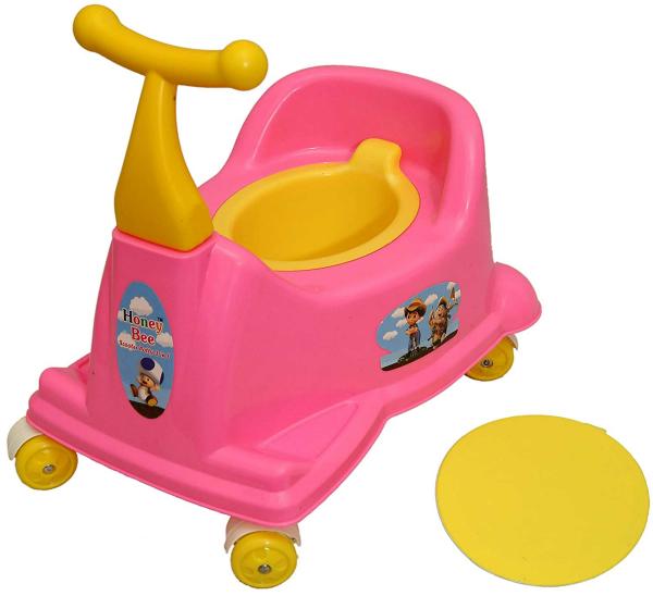 Goyal's Scooter Style Baby Potty Seat Cum Rider with Wheel and ...
