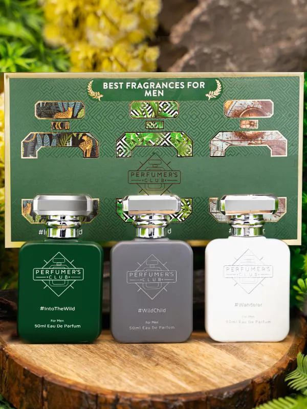 PERFUMERS CLUB "Best Fragrance for Men" Gift Set of 3 (Eau De Parfum ...