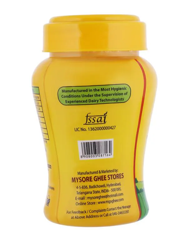 MGS GHEE Cow Desi Ghee 1 Litre Clarified Butter Danedar Ghee(500 ml ...