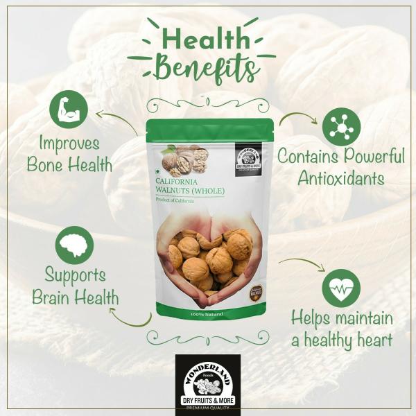 Wonderland Foods 1kg California Inshell Walnuts - JioMart