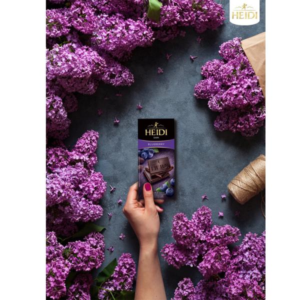 Heidi Veg Blueberry Swiss Dark Chocolate - 80g - JioMart