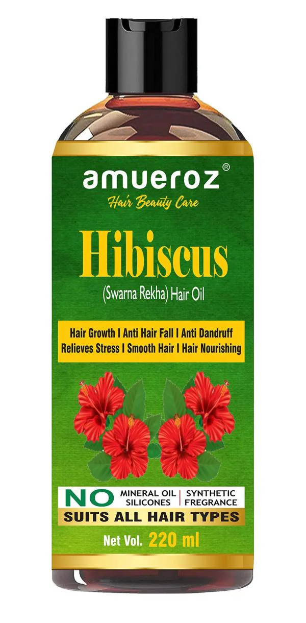 Amueroz Hibiscus Hair Oil For Hair Growth For Men And Women, Anti Hair ...
