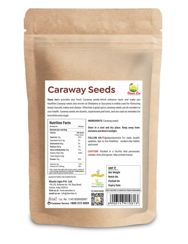 Dawn Lee Caraway Seeds Shahi Jeera 100 Grams-Whole Shah Jeera | Caraway - JioMart