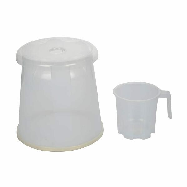 Regalo 3 Piece Plastic Bathroom Bucket, Mug and Stool Set( capacity ...