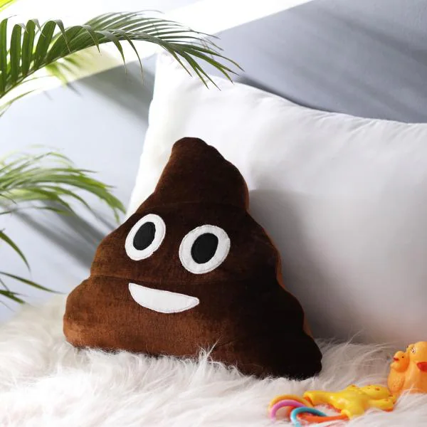 Oscar home Emoji Poo Face Emoticon Cushion Stuffed Plush Soft Pillow ...