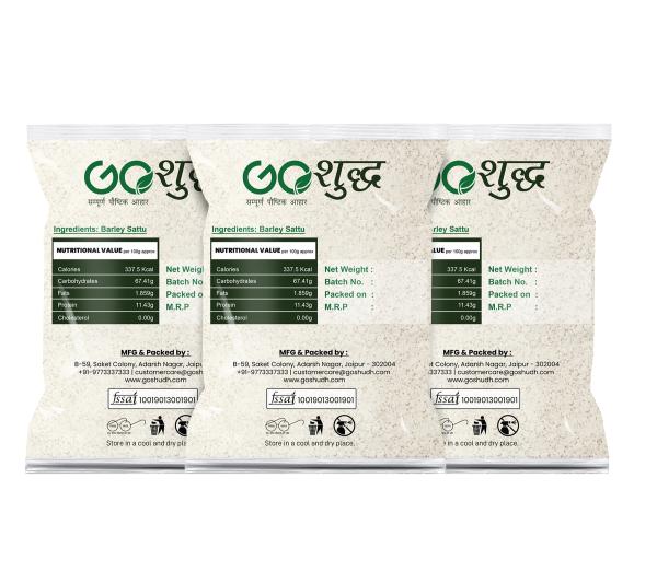 Goshudh Jau Sattu 3 kg (1Kg X 3 Pack) - JioMart