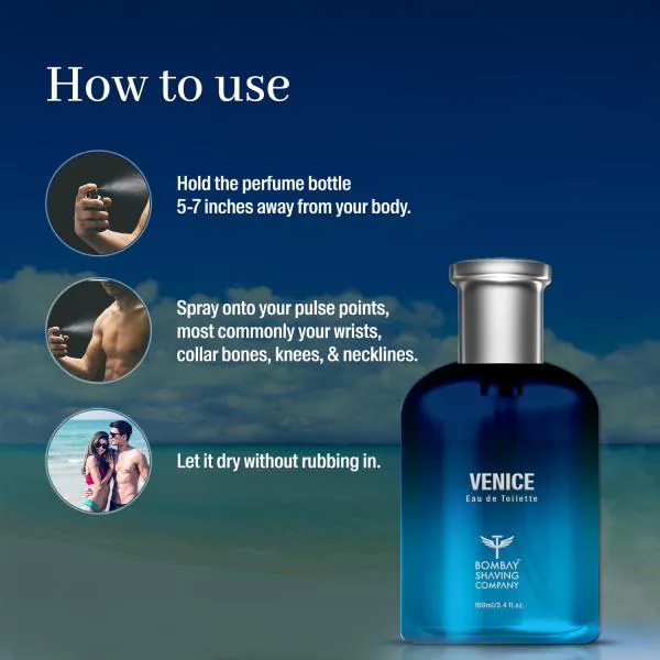 Bombay Shaving Company Venice Perfume for Men, 100ml - JioMart