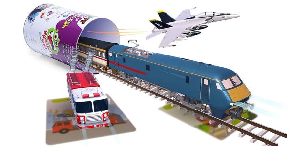 LEAPBRIDGE 2in1 World of Vehicles & Monster Clash Augmented Reality ...