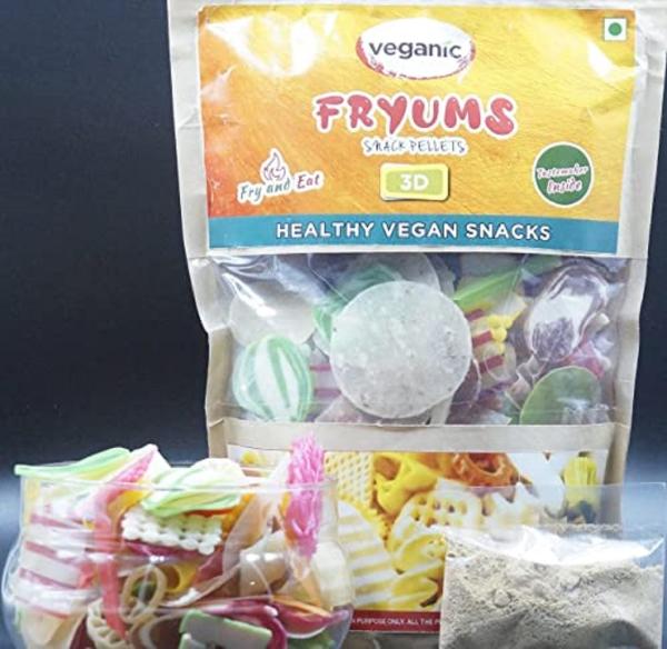Veganic Fryums Papad Ready To Fry Snack Chips | Free Tastemaker ...