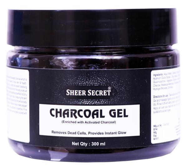 SHEER SECRET Charcoal Gel 300ml - JioMart