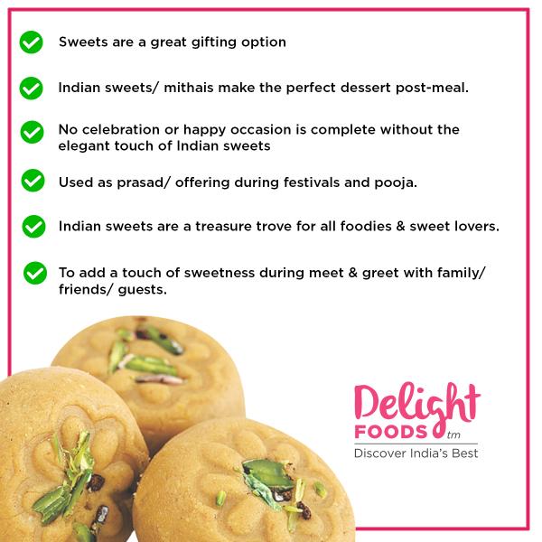 Mathura Doodh (Milk) Peda (Pedha| Penda) 500g Rakhi Greeting Card 2 ...