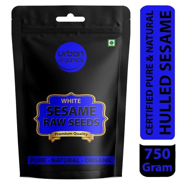 Urban Organics Fresh & Natural Hulled White Sesame Seeds | White Til ...