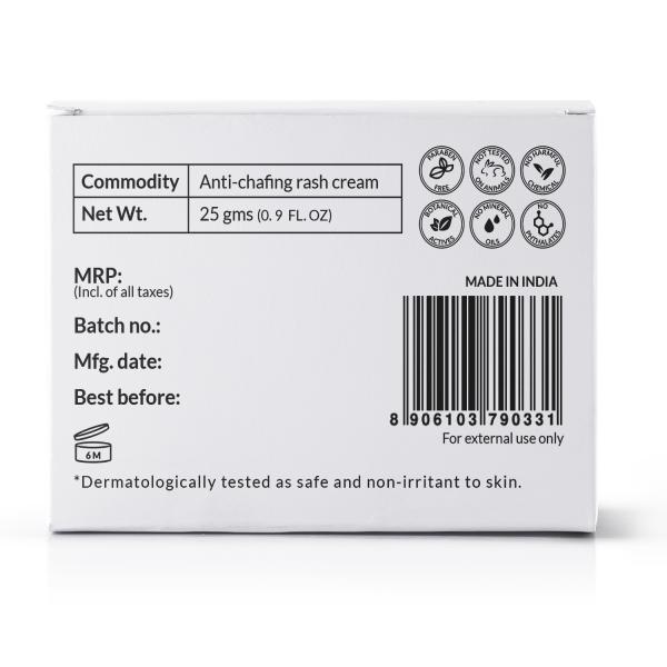 Sirona Natural Anti Chafing Rash Cream for Soothing Rashes & Chaffing ...