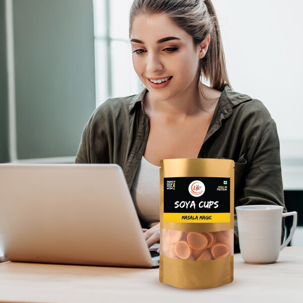 Life SOYA Cups Katori Healthy Fiber Gluten Free | Masala | Flavour ...