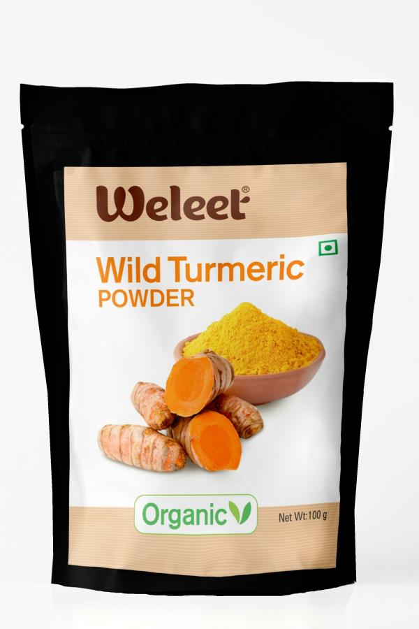 Weleet 100% Natural Wild Turmeric Powder 100% Natural & No Additives ...