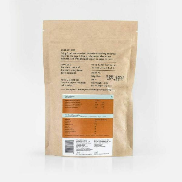 Butterfly Ayurveda Diabe Infusion | Stevia Tea | Diabetes drink | 20 ...