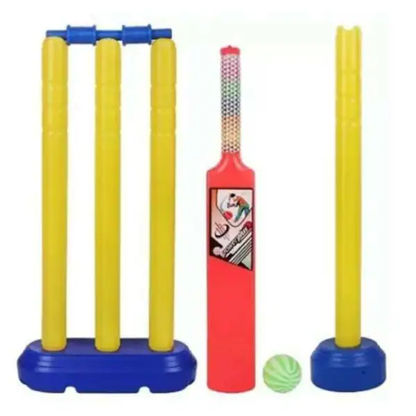 Kids Mandi Plastic Cricket Bat Set Cricket Bat and Ball Beach Wicket ...