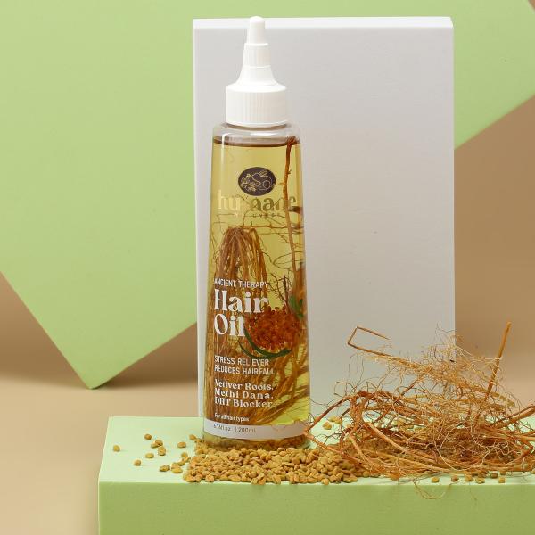 Humane Wellness Ancient Therapy Hair Oil With Methi Dana and Vetiver ...
