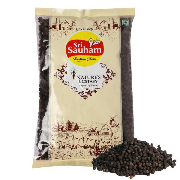 Sri Sauham Kali Mirch Sabut Black Pepper 200 Gram - JioMart