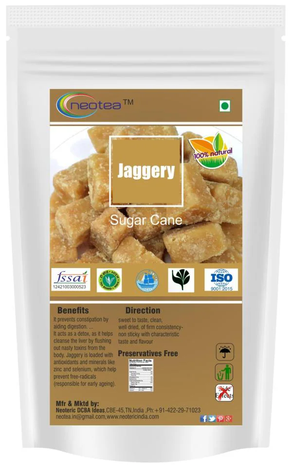 Neotea Natural Traditional Made Sugarcane Jaggery | Vellam | Bellam ...