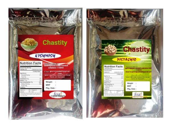 Chastity Premium Quality Dry Fruits Combo Pishta, Raisins (Kishmis)(2 x ...