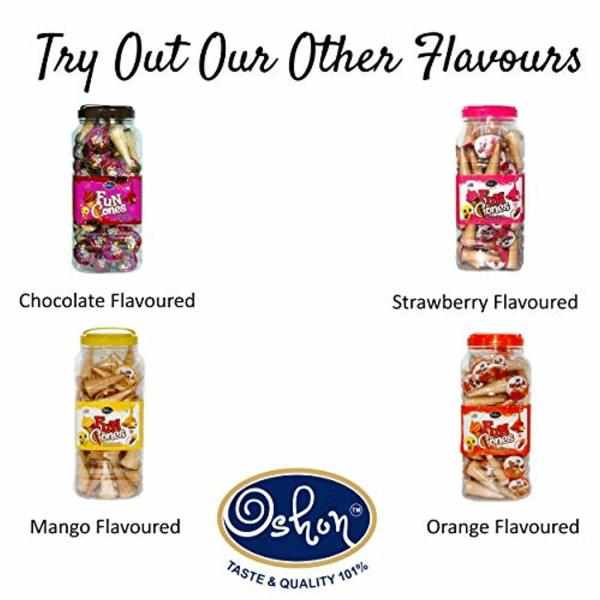 Oshon Cream Filled Cone Orange 1000 G - JioMart