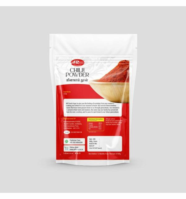 AR Foods Chilli Powder 500gm - JioMart