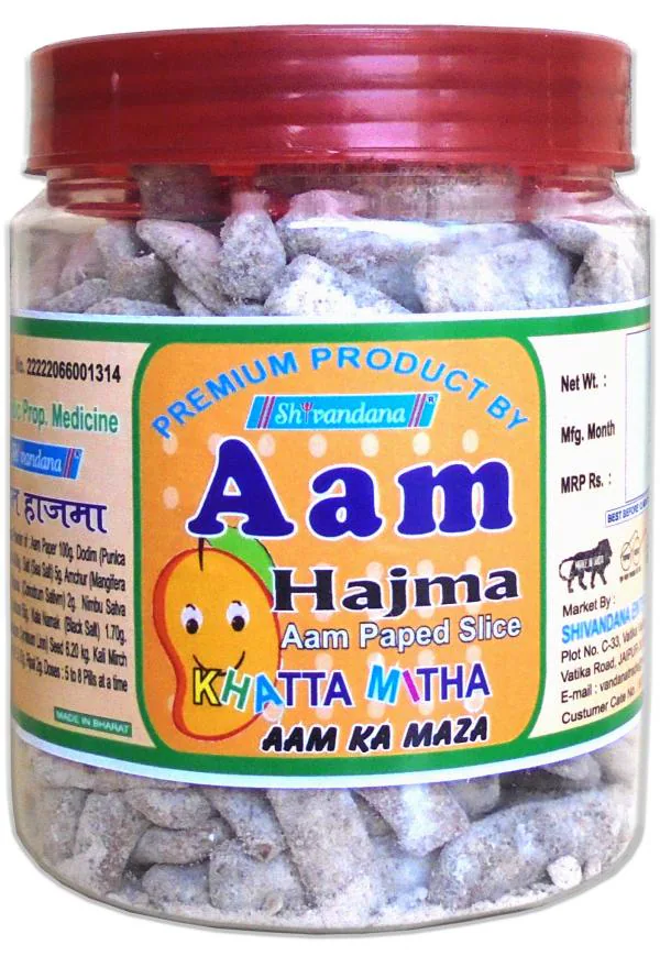 Mango Slice/Aam Papad Slice, Khatta Mitha Churan, Digestive Aam Pachak ...