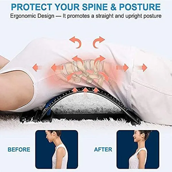 Shopeleven Multi-Level Adjustable Back Stretcher Posture Corrector ...