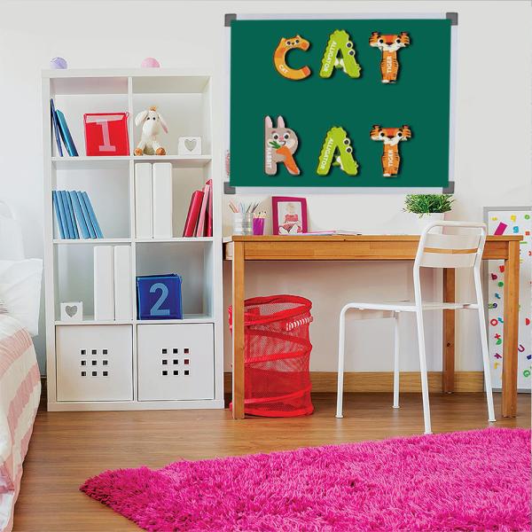 ALKOSIGN Platinum Series (2ft x 3ft) Magnetic Green Chalk Board/Writing ...